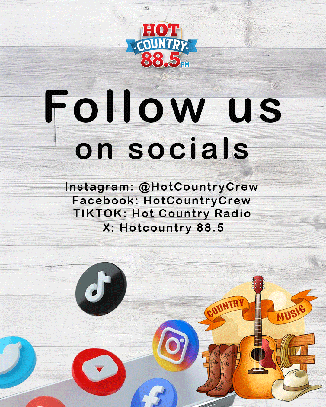Hot Country 88.5 - Home